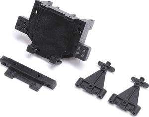 Rear Bulkhead, Toe Block, Link Mount: Mini JRX2
